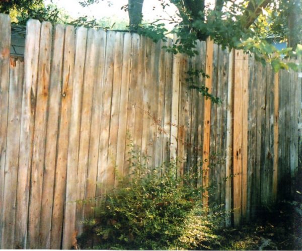 Fence Staining Before and After | Plano McKinney Frisco