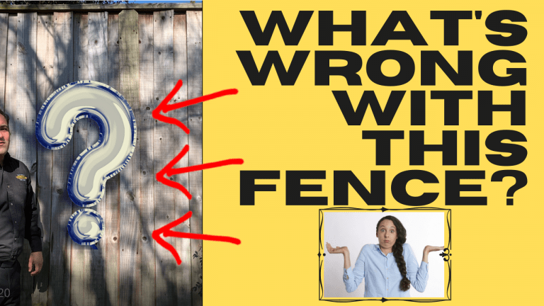 Fence Problem - What's Wrong with This Fence? Barnes Explains