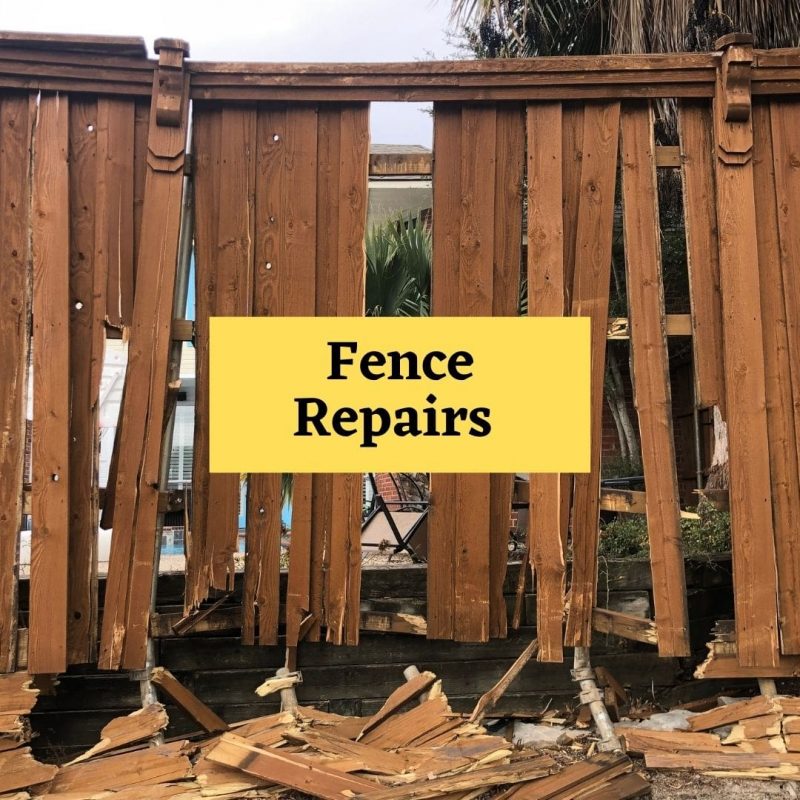 Fence Repair Fence Restoration Free Estimates Easy Appts
